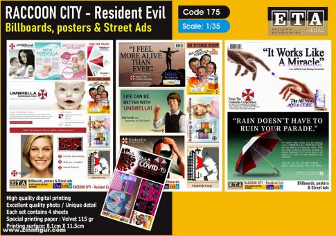 Berliner Zinnfiguren | Raccoon City - Resident Evil - Billboards ...
