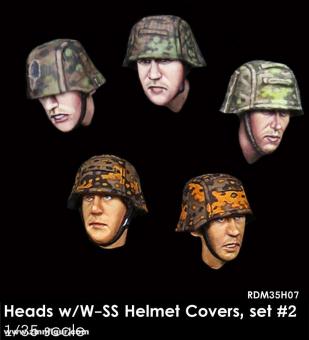 Berliner Zinnfiguren | German Heads with Helmet Covers Set 2 | purchase ...