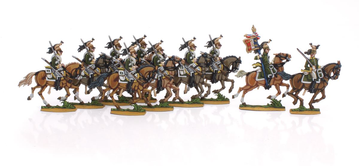 Berliner Zinnfiguren | French Line-Dragoons at gallop | purchase online
