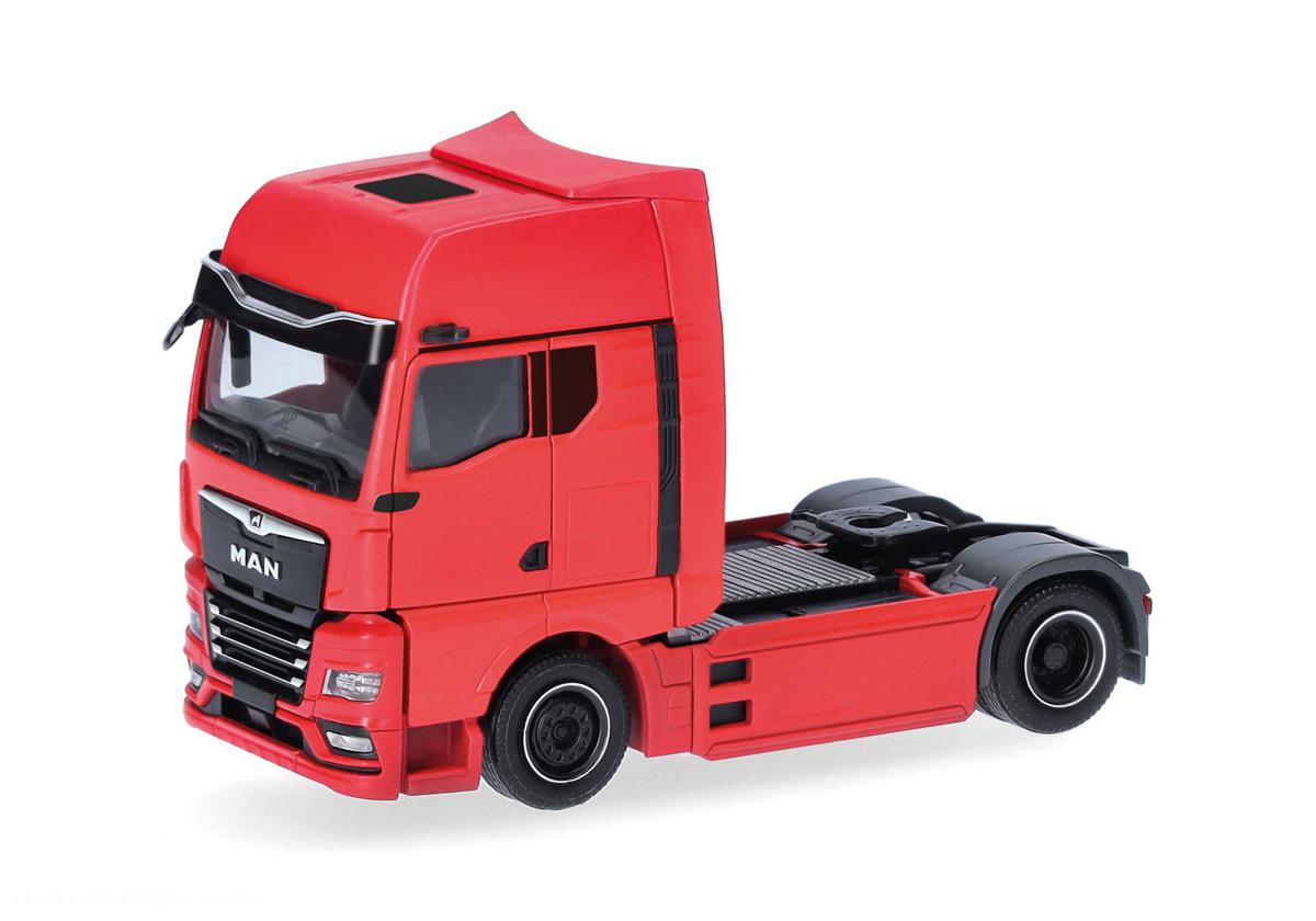 Berliner Zinnfiguren | MAN TGX GX Zugmaschine 2 achs, rot | Online kaufen