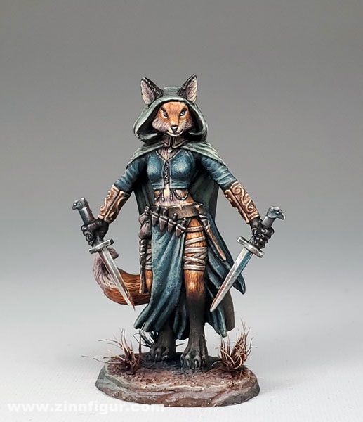 Berliner Zinnfiguren | Female Kitsune Rogue - Dual Wield | purchase online