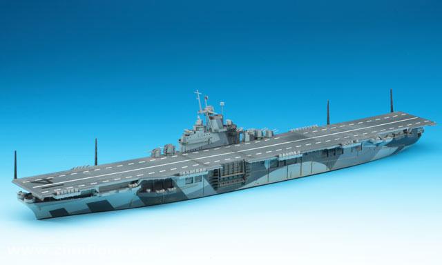 Berliner Zinnfiguren | USS Ticonderoga - Wasserlinienmodell | Online kaufen