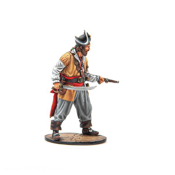 Berliner Zinnfiguren | Pirate with Cutlass and Flintlock Pistol ...
