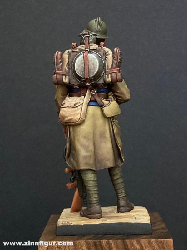 Berliner Zinnfiguren | Soldier with Chauchat Machine Gun | purchase online