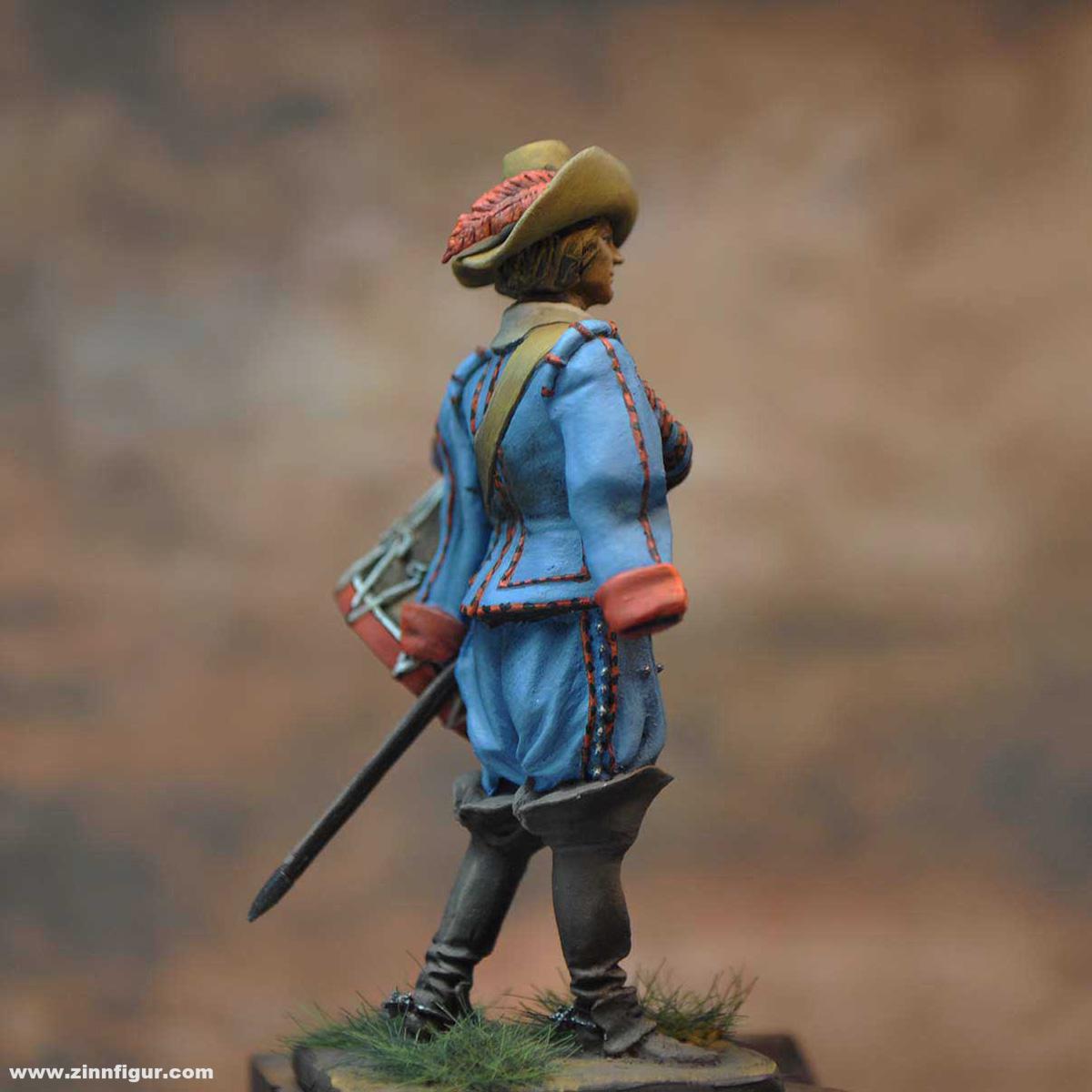 Berliner Zinnfiguren | Saxon Dragoon Drummer | purchase online