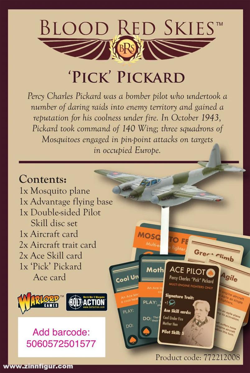 Berliner Zinnfiguren | British Pilot Ace "Pick" Pickard | purchase online